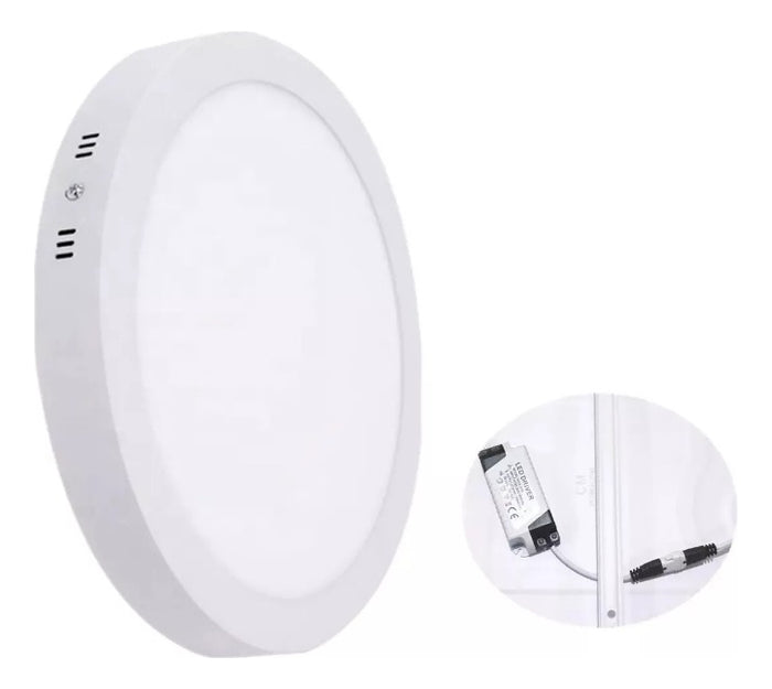 Foco Led Redondo Sobrepuesto 25 Watts Luz Blanco Frio